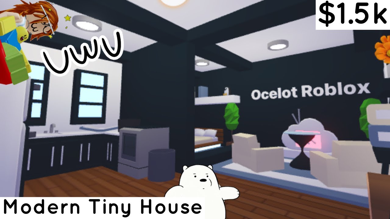 Adopt Me - Luxury Modern Tiny House Speed Build Tutorial // $1.5k ...