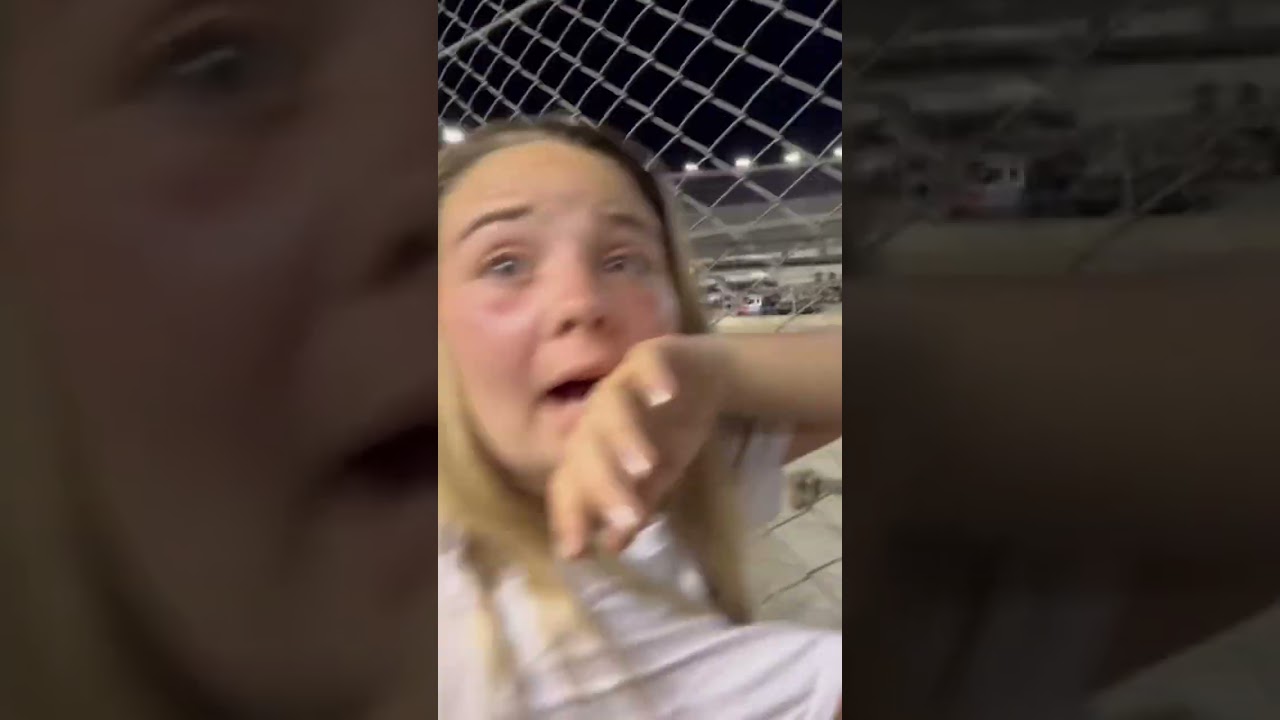 Cleetus crashing Nieghbor at Bristol Cleetus and Cars burnout ...