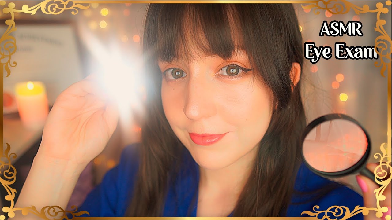 ⭐ASMR Eye Exam [Sub] Soft Spoken - YouTube