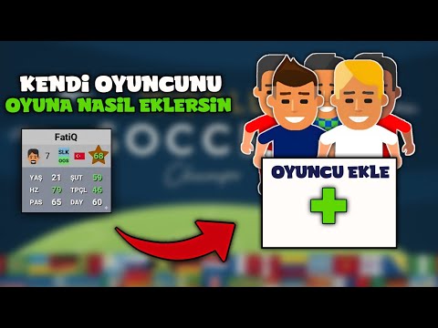 SENDE KENDİ OYUNCUNU OLUŞTUR!!! WORLD SOCCEE CHAMPS OYUNCU KARİYERİ YAPILIŞI!!