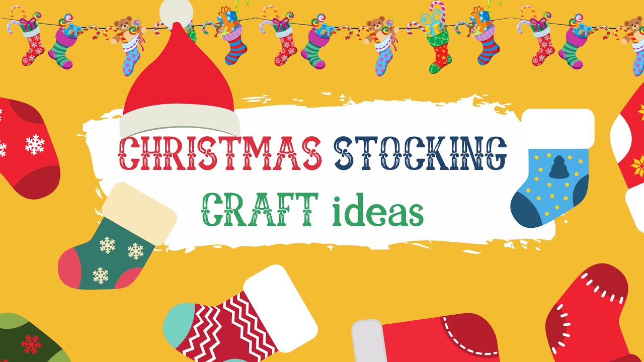 MAKE YOUR CHRISTMAS STOCKING | CHRISTMAS PAPER CRAFT IDEAS | CHRISTMAS ...