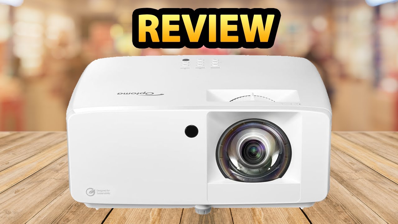 Optoma GT2100HDR Compact Short Throw Laser Projector Review - YouTube