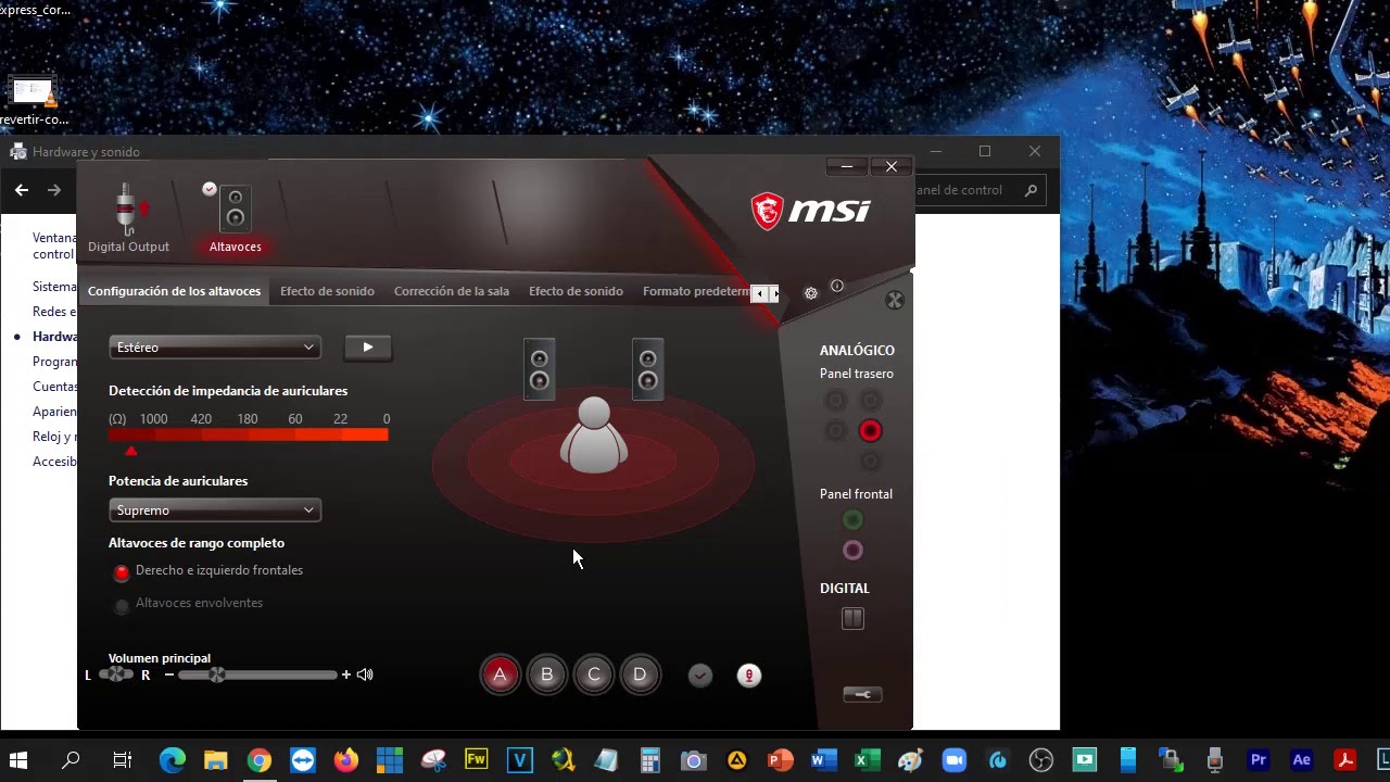 audio realtek se escuchan ambos, auriculares y altavoces laptop - YouTube