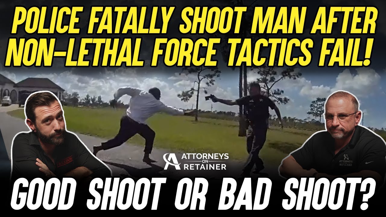Police Shoot Man After Non-Lethal Force Fails!: Legal Analysis by Marc J. Victor & Andy ...