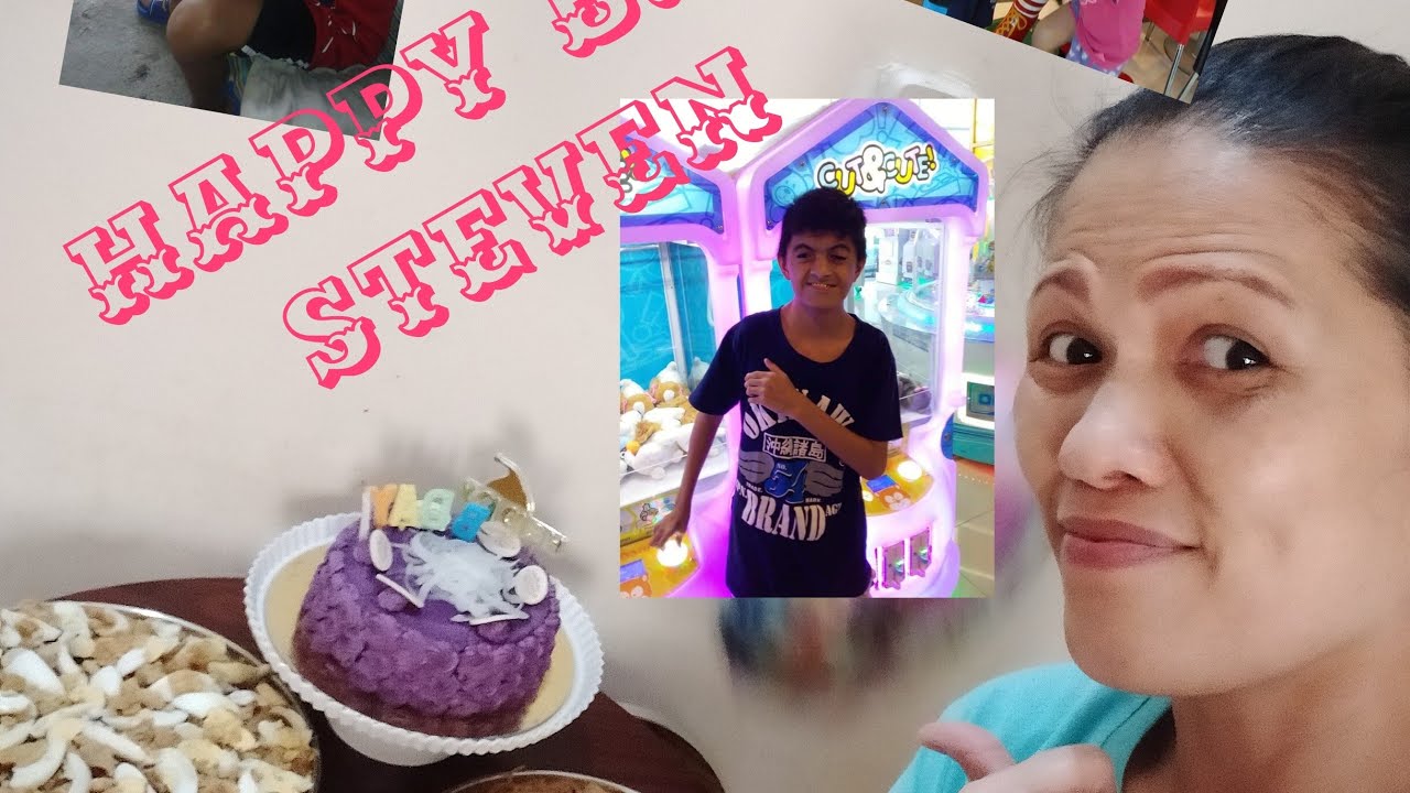 Simple celebration for Stevens birthday - YouTube