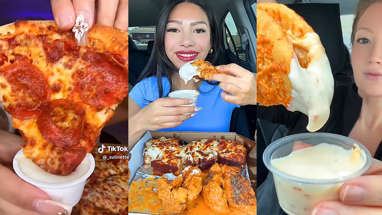 Asmr EATING 🍔| 235 | Five Guys, Wingstop, tacobell, buffalo wild wings ...