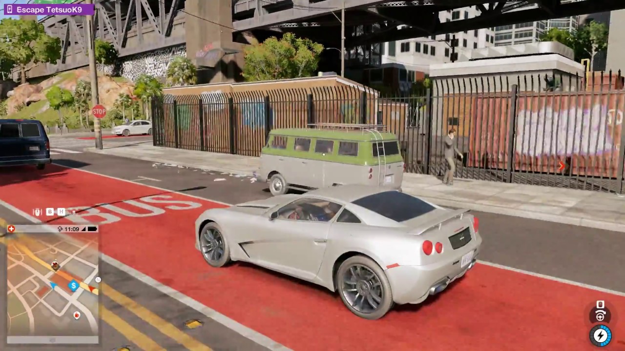 Watch Dogs 2 (full HD 1080p) trolling people into restricted area ...