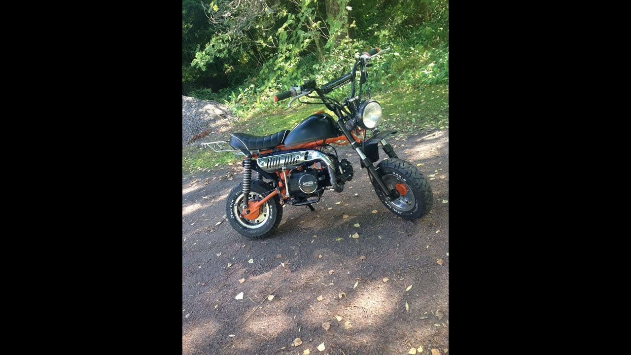 Skyteam manki 125cc projekti (black and orange) - YouTube