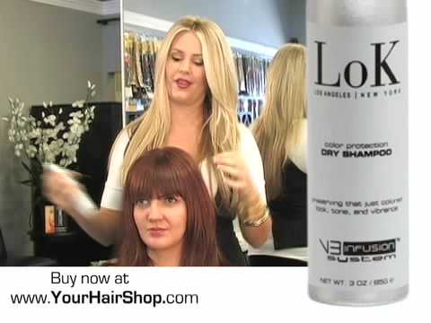 Lokcolor YourHairShop Pros Recommend Lok Dry Shampoo - YouTube
