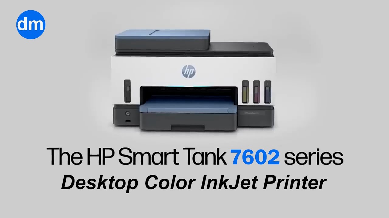 HP Smart Tank 7602 | InkJet Printer with Wi-Fi, USB, and Touchscreen ...