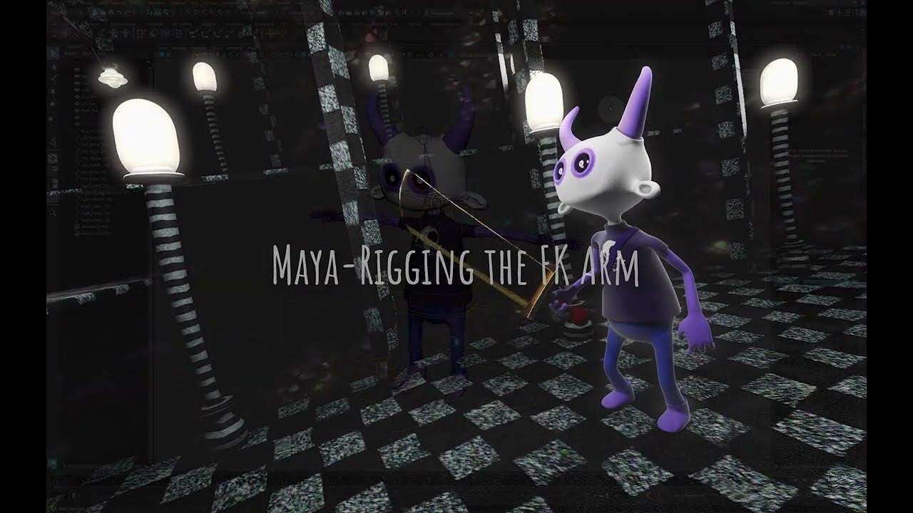 14 Maya Rigging the FK Arm - YouTube