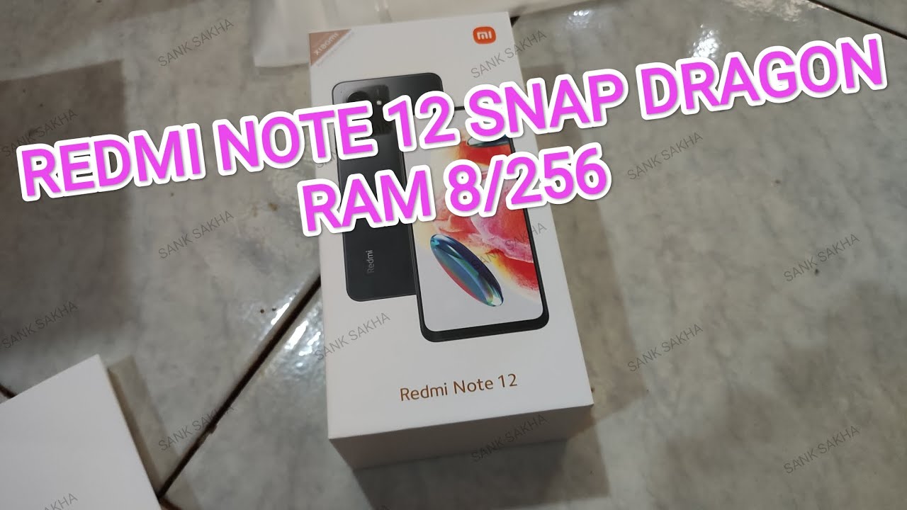 UNBOXING REDMI NOTE 12 SNAP DRAGON RAM 8/256 HP 2 JUTA AN - YouTube