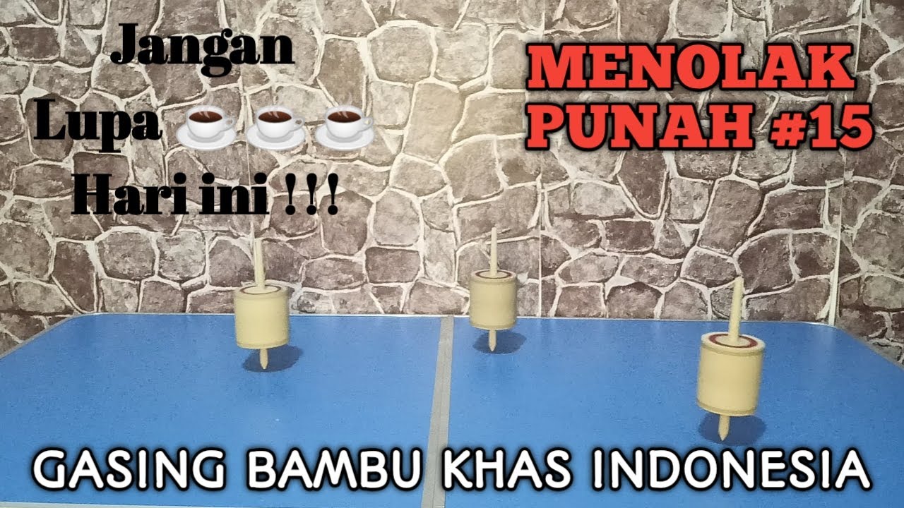 Gasing Bambu | Gangsing Bambu | Mainan Jadul Tradisional Indonesia ...