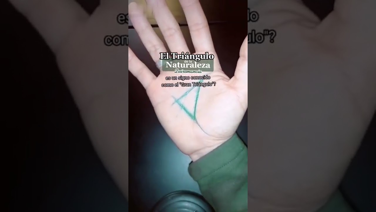 significado del gran triángulo en las líneas de las Manos 🏻 magia 🧙‍♂️ ...