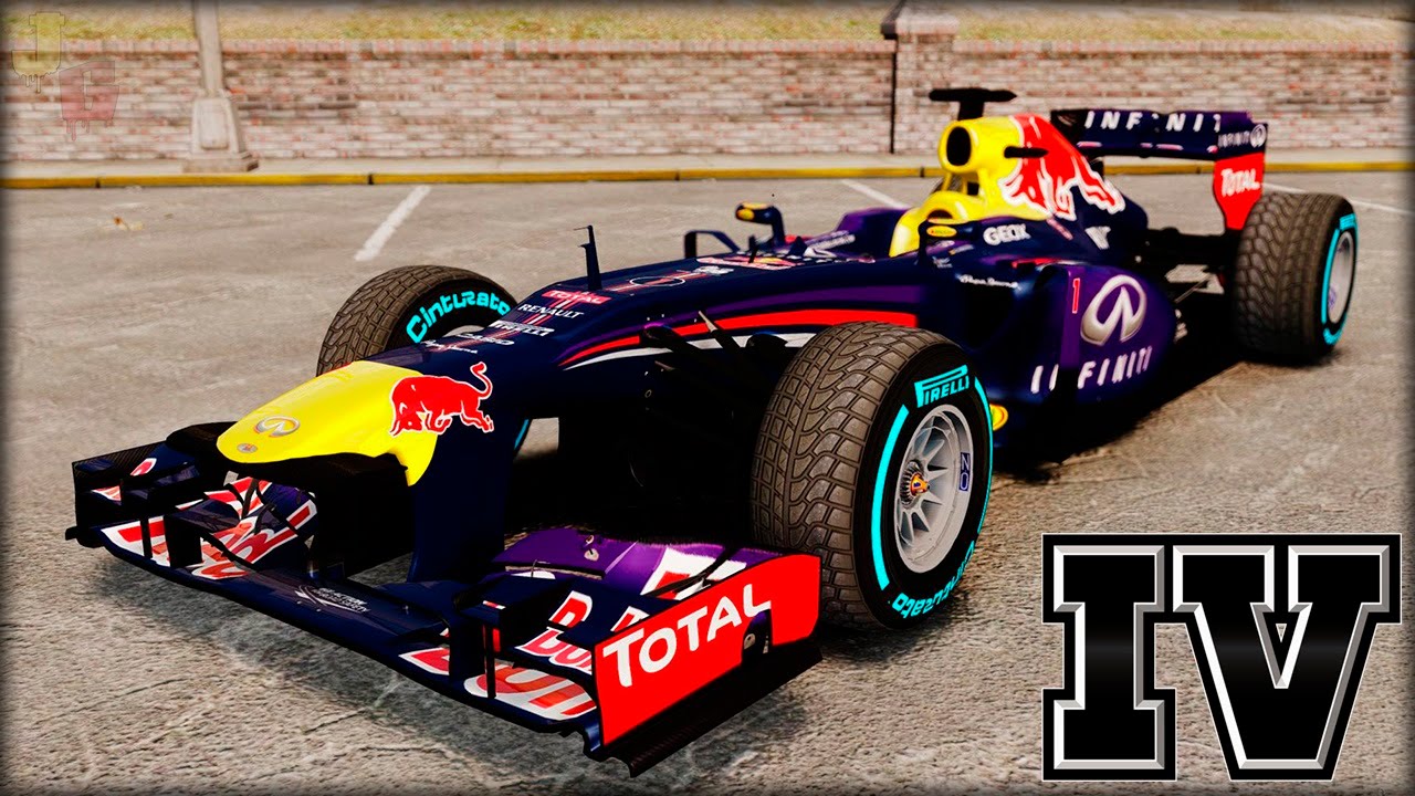 GTA IV Mod - Formula 1 Red Bull RB9 - YouTube