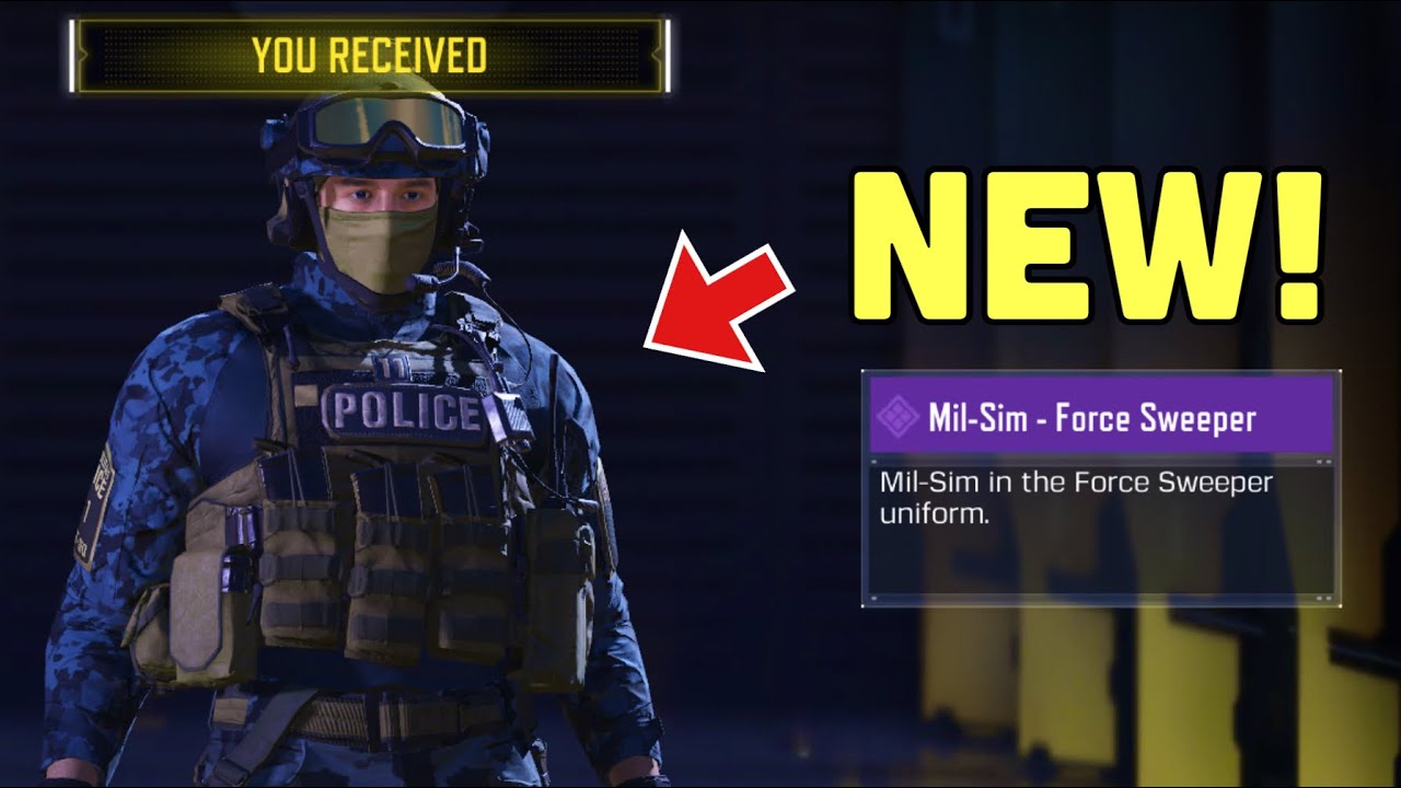 *NEW* MIL-SIM - Force Sweeper | Daily Login Reward SOLO VS SQUADS ...