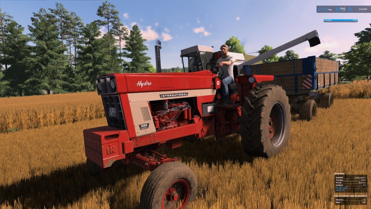 Fs22 reshade realistic graphic preset settings | gameplay with 8 Case ...