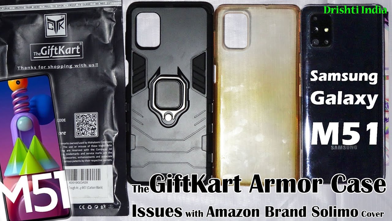 Samsung Galaxy M51 Back Armor Case Cover from TheGiftKart - YouTube