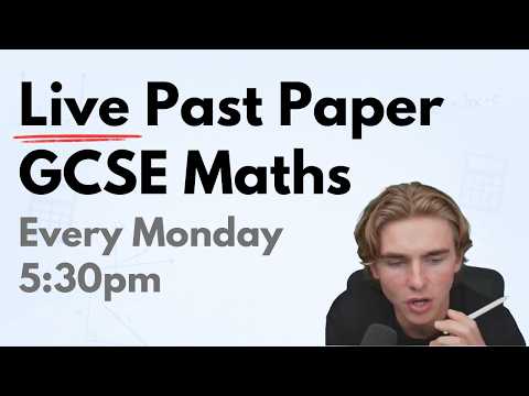 Live GCSE Maths Past Paper