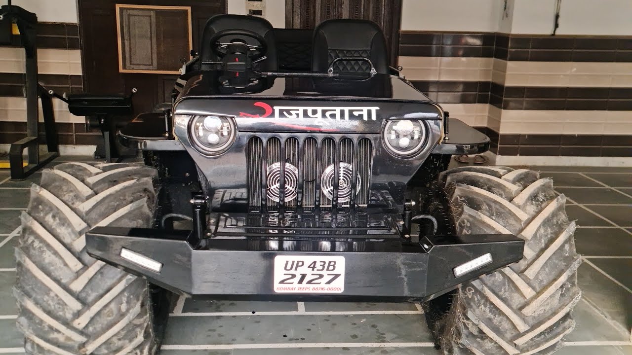 modified landi jeep/black landi jeep/monster jeep/open landi jeep ...