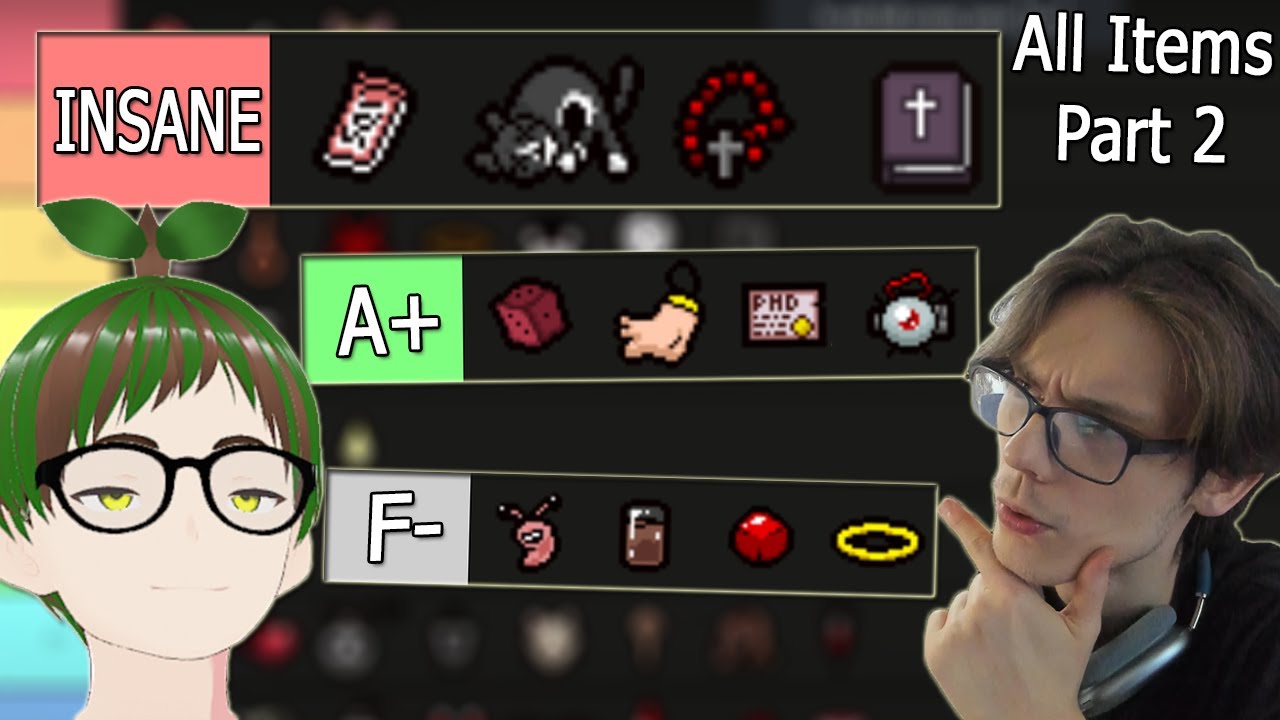 Debating ALL ITEMS in The Binding of Isaac Repentance (Part 2) - YouTube