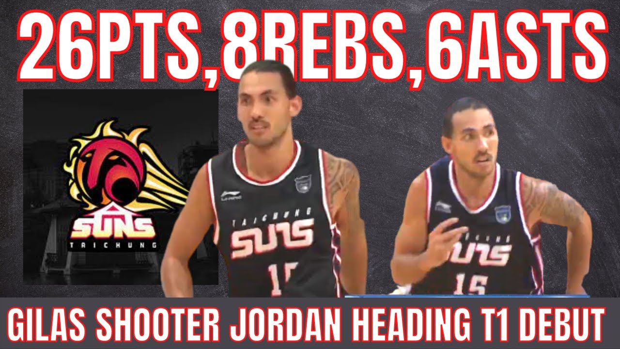 GILAS SHOOTER JORDAN HEADING T1 DEBUT - NAGPAULAN NG TRES - YouTube