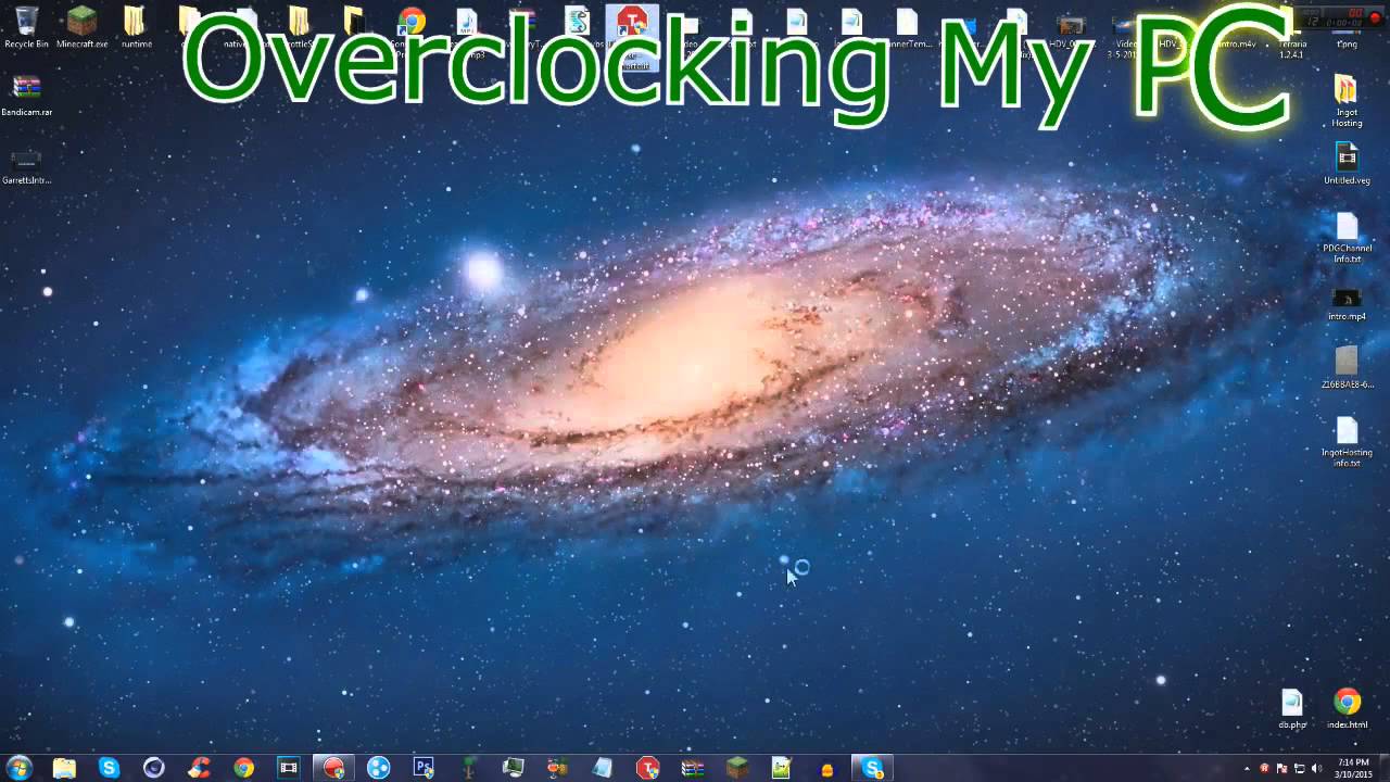 Overclocking My PC! - YouTube
