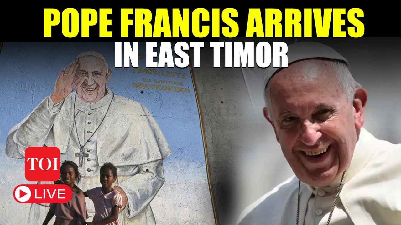LIVE | Pope Francis' Official East Timor Welcome | Dili | Pope Francis ...