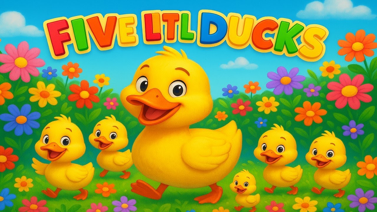 Five Little Ducks | “Quack, Quack!” Nursery Rhyme & Dance - YouTube