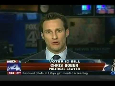 Political lawyer Chris Gober debates voter ID legislation on Fox 4 ...