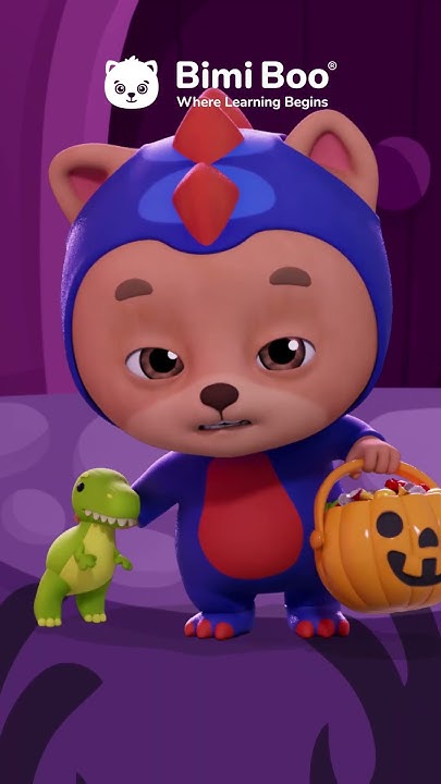 The Candy Monster! Halloween Song for Kids with Bimi Boo! - YouTube