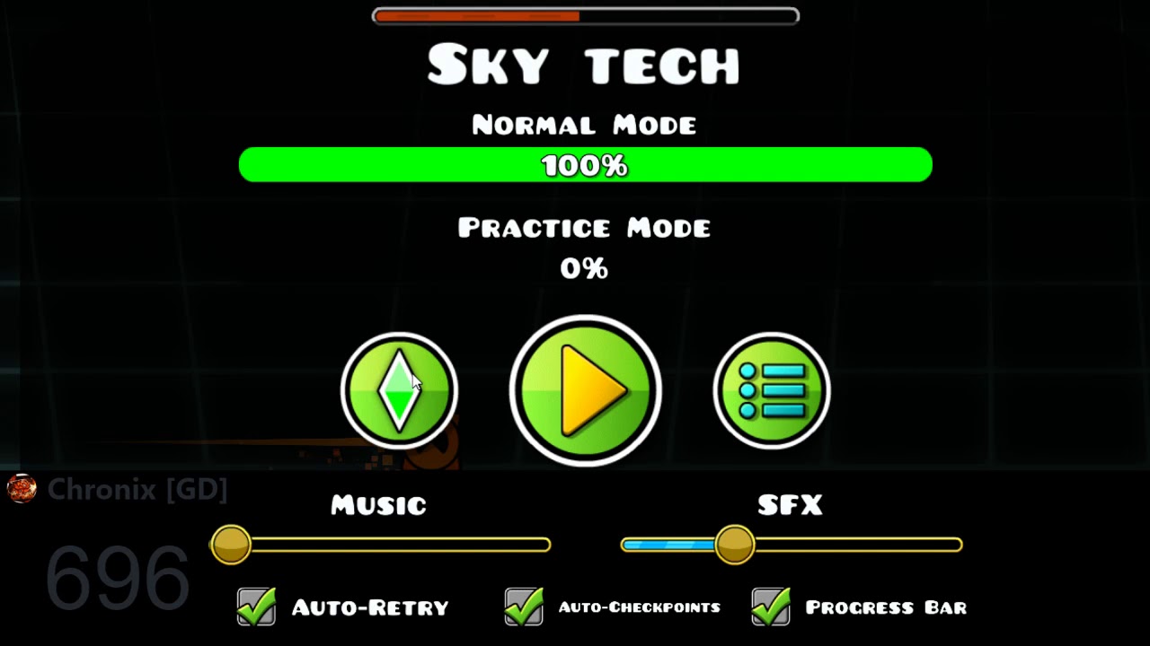 FREE EXTREME DEMON - SKY TECH - GD 2.11 - YouTube