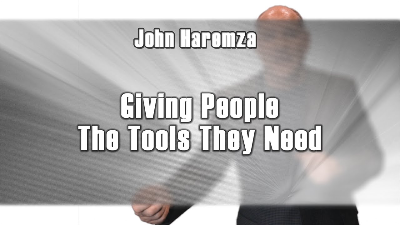 Giving People The Tools They Need - YouTube