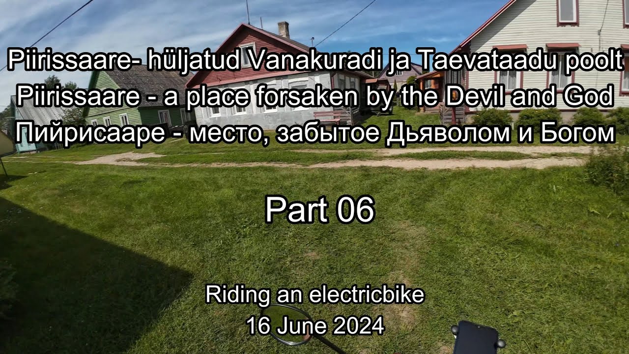 Piirissaare- a place forsaken by the Devil and God. Пийрисааре - место ...
