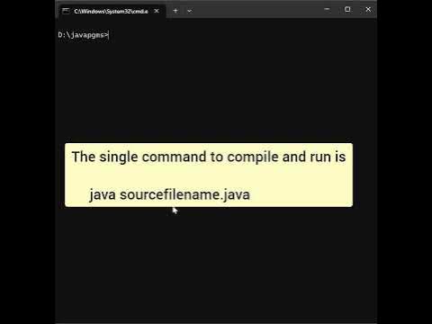Java 11 Feature- Running Java single-file source code using single command #shristitechacademy ...