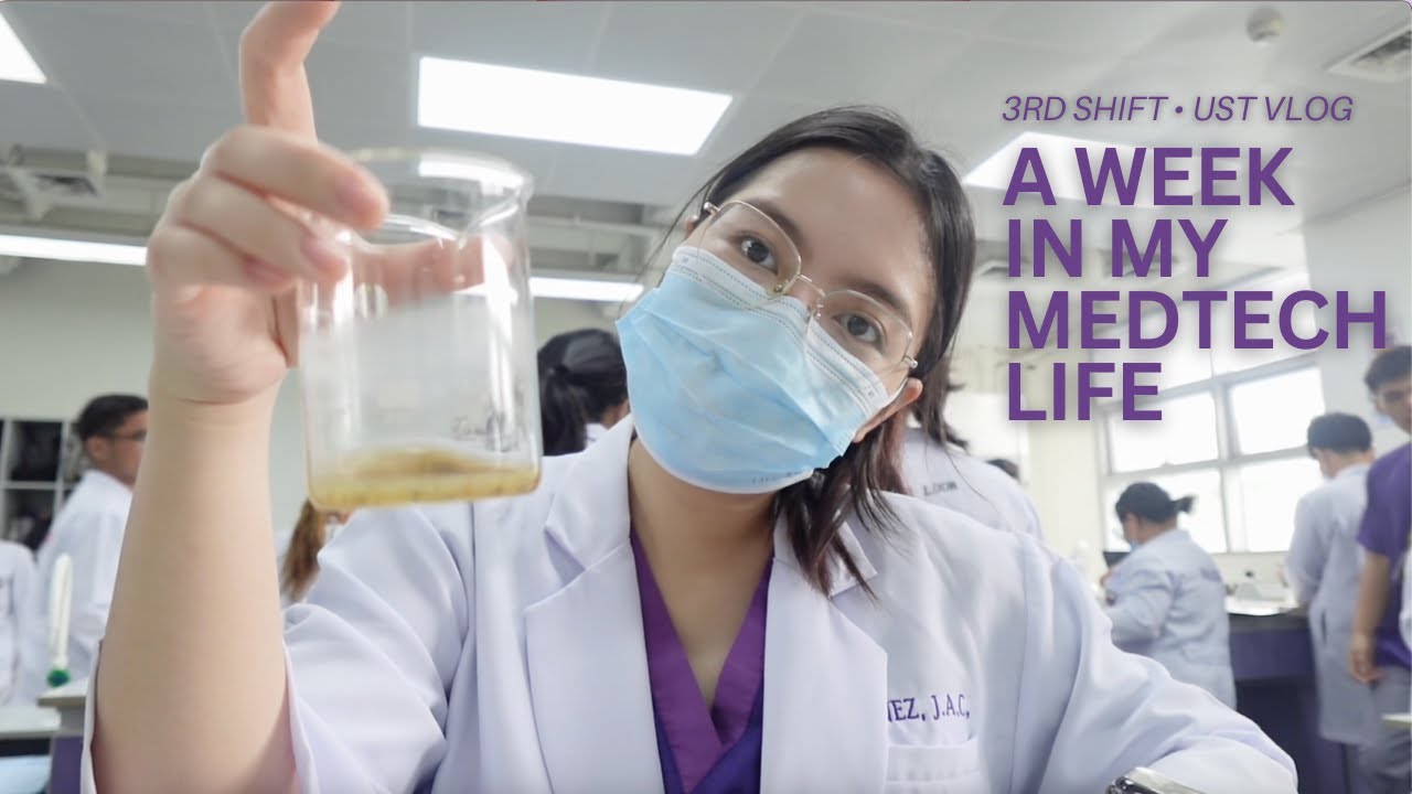 UNI VLOG: UST MedTech Diaries🧪 | 3rd Shift Lab Days — Anachem, PMTP ...