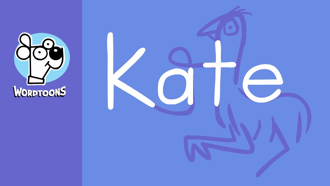 Draw The Name Kate Into A Cartoon - Nametoon Kate - ( Sketches Revealed ...