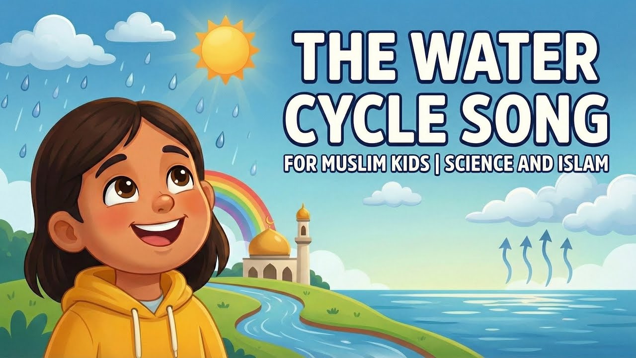 The Water Cycle Song for Muslim Kids 🌧️ | Science & Islam | STEM ...