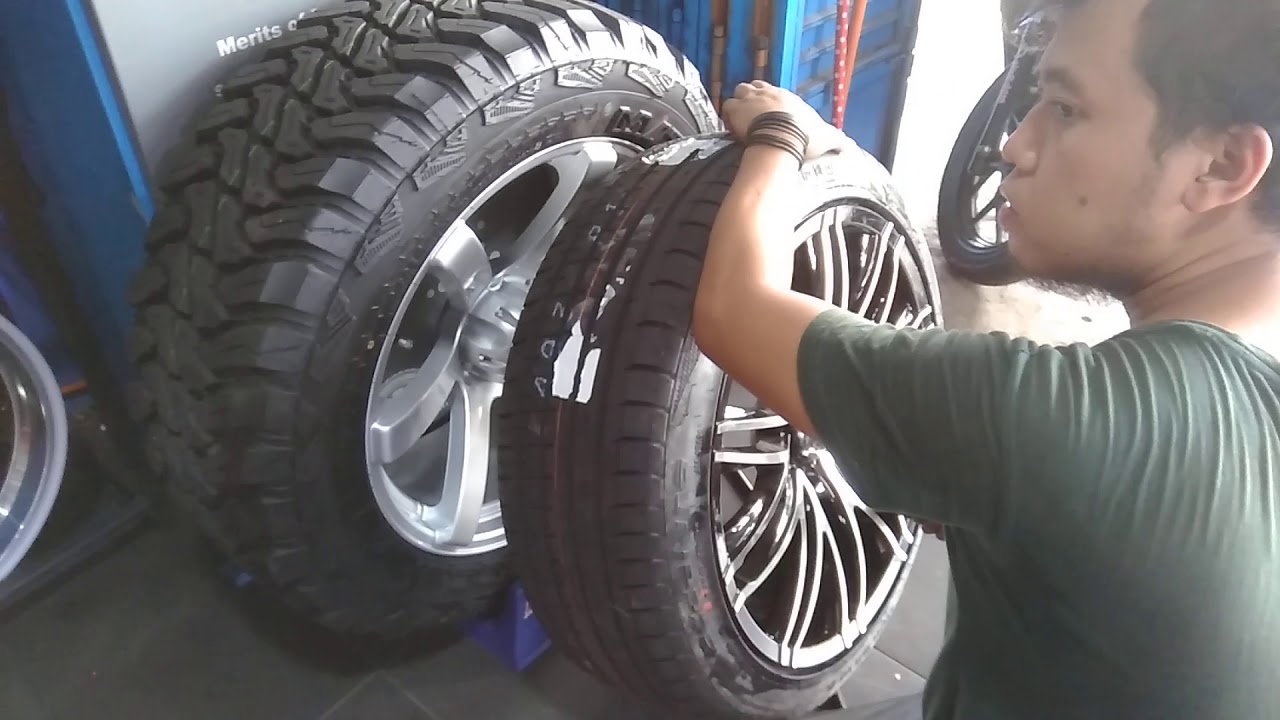 velg ring 19 + ban accelera 235/45 R19 - YouTube