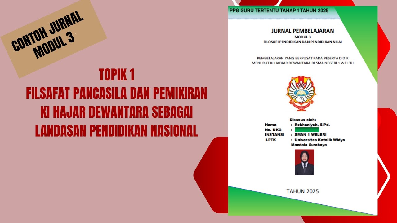 CONTOH JURNAL MODUL 3 || PEMBELAJARAN YANG BERPUSAT PADA PESERTA DIDIK ...