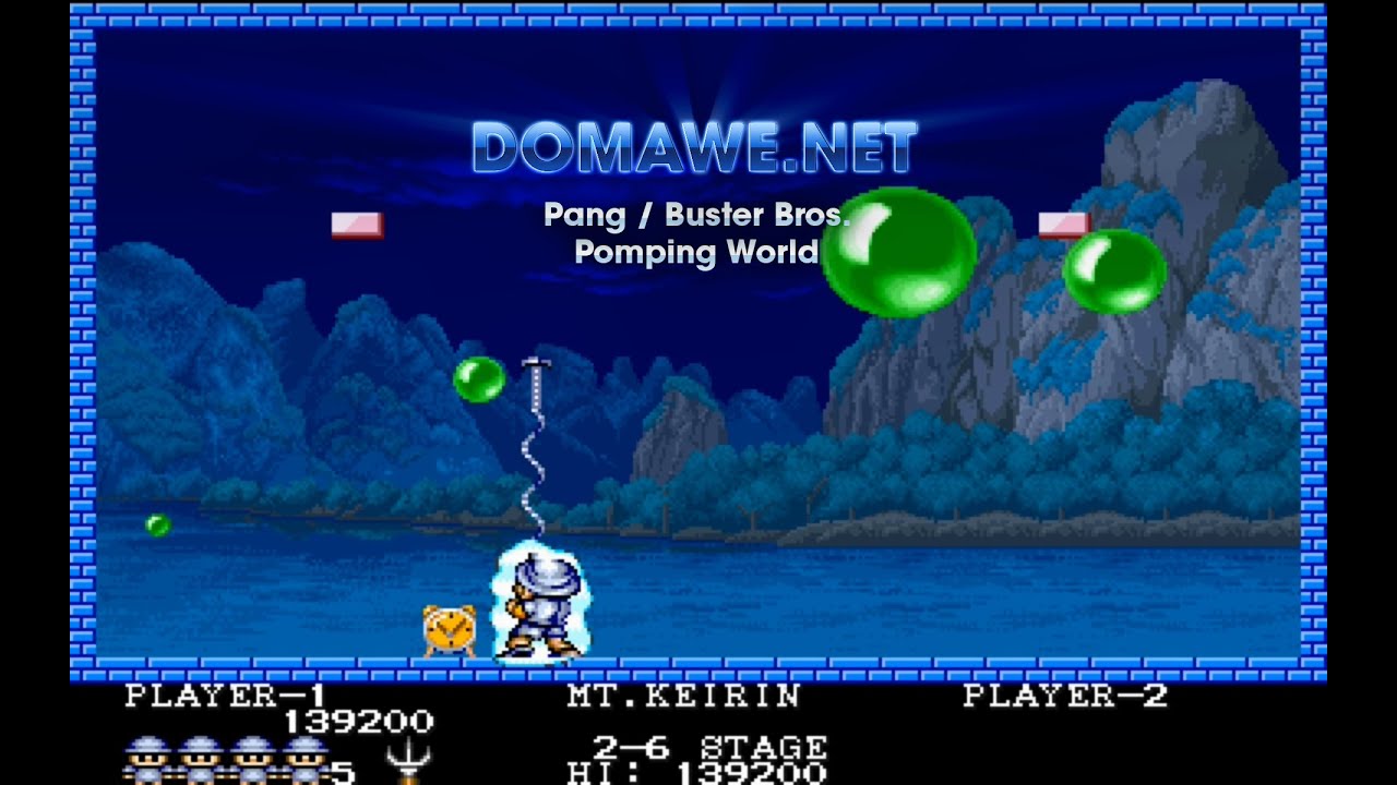 [60fps] Pang / Buster Bros. / Pomping World / 팡 / パン / ポンピング・ワールド - YouTube
