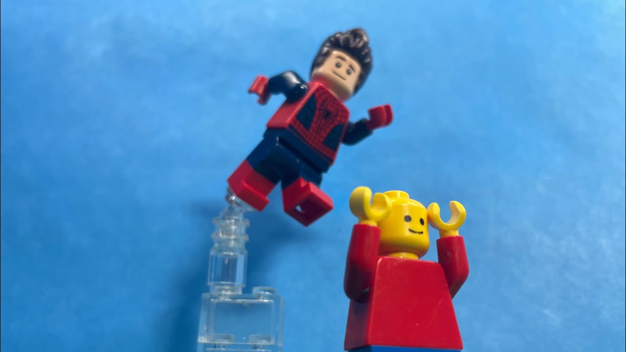 LEGO MAN gets SLAMMED by ANDREW GARFIELD - YouTube