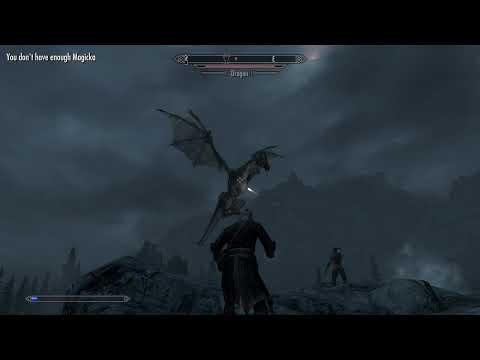 Skyrim Ayrdin vs Dragon