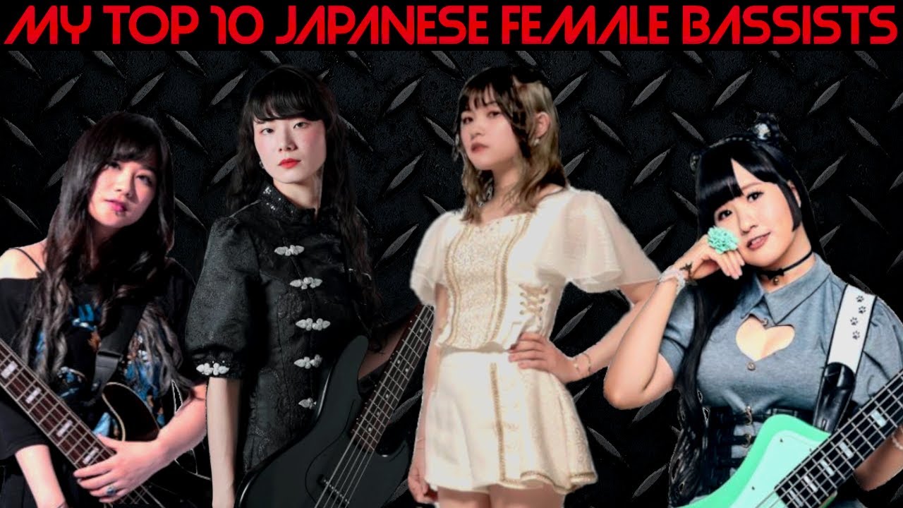 Japanese Female Rock Metal Band Bassists - My Favourite 10 - YouTube