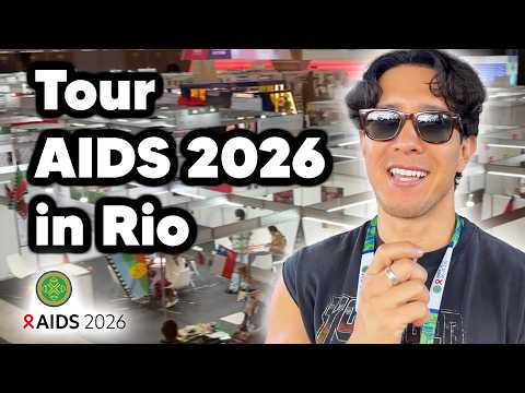 TOUR the AIDS 2026 Conference in Rio w/ me!