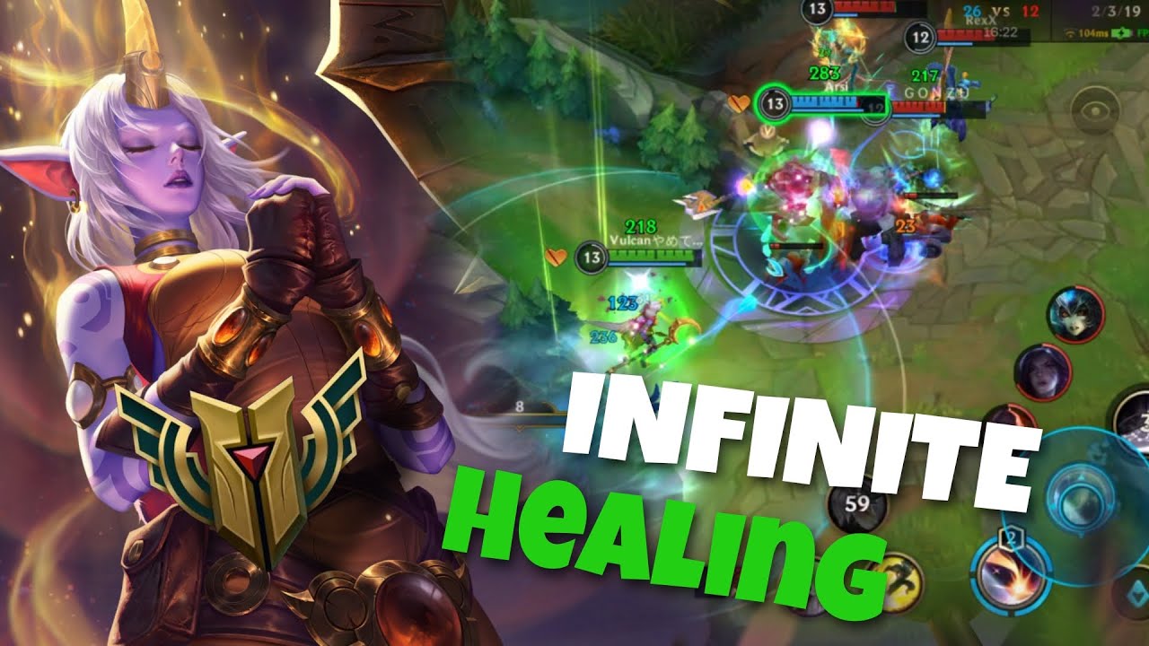 INFINITE HEALING SORAKA | SORAKA HEALING MONTAGE | SORAKA WILD RIFT ...