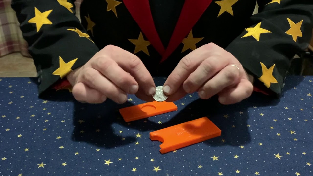 Magic Coin Slide Trick ~ Coin Drawer ~ Appearing/Disappearing Coin ...