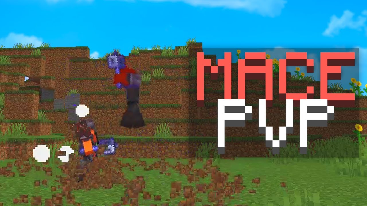trying out MACE pvp in minecraft.... - YouTube