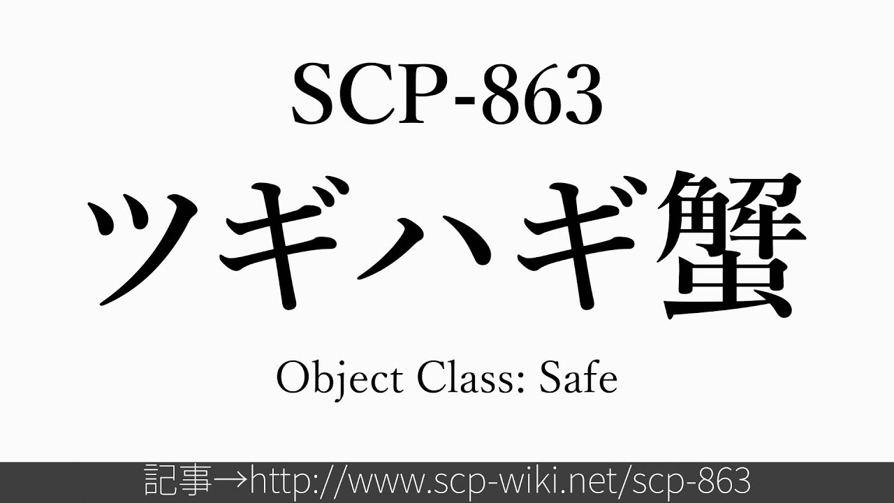 15秒でわかるSCP-863 - YouTube