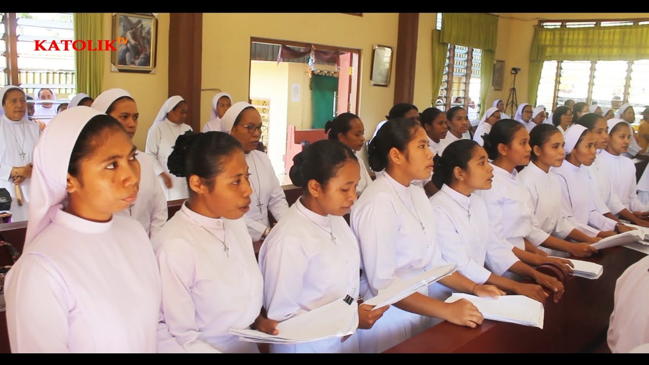 Lagu Agnus Dei👉Koor Suster-suster CIJ di Ende, Flores - YouTube